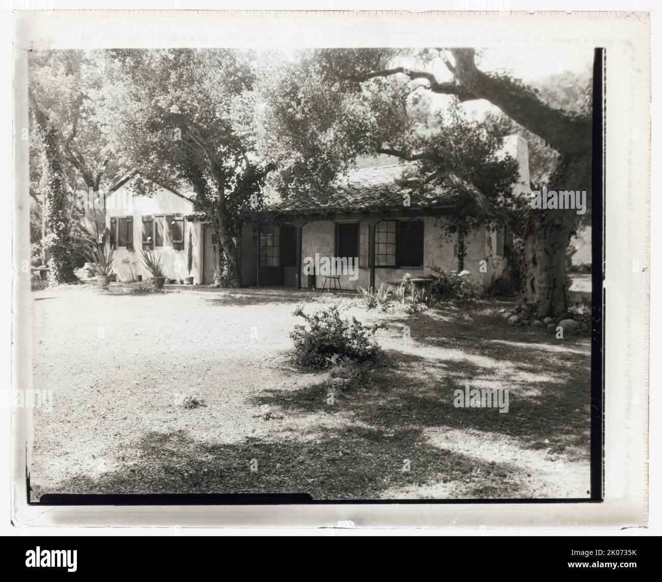 Justin B. Alexander house, Montecito, California, 1923 Stock Photo - Alamy