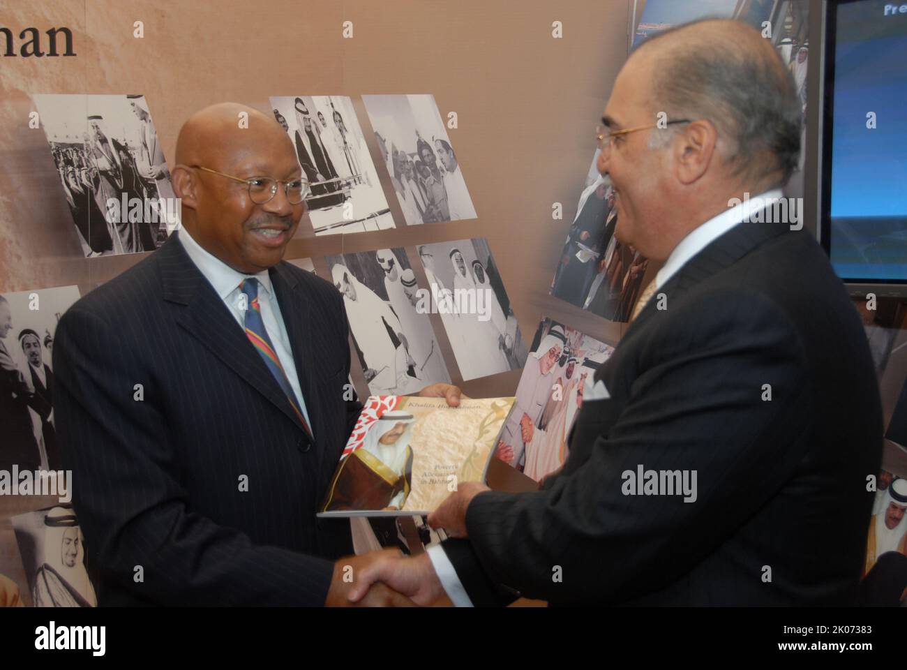 Secretary Alphonso Jackson at the Embassy of Bahrain in Washington, D.C ...