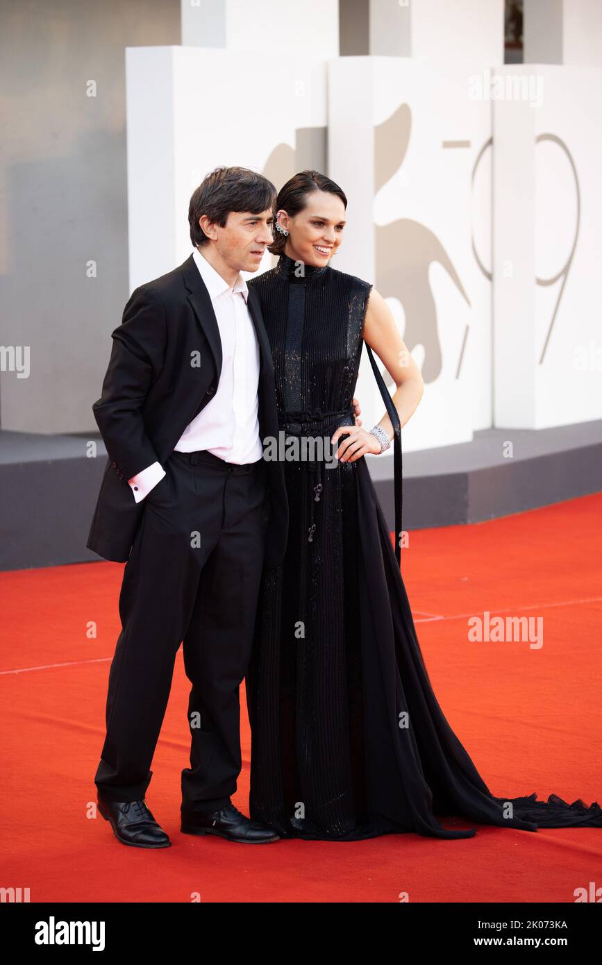 Luigi Lo Cascio and Sara Serraiocco attend the "Il Signore Delle ...