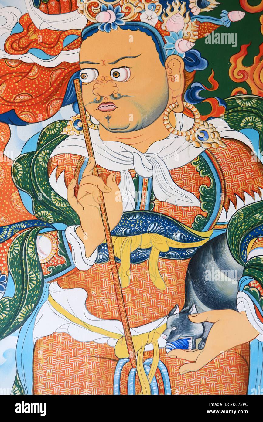 Guardian of the temple. Dashang Kagyu Ling congregation. Temple of the ...