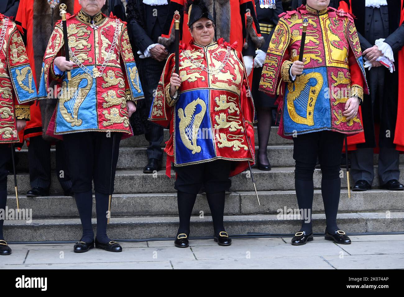 The Proclamation of Accession of King Charles III at the Royal Exchange ...