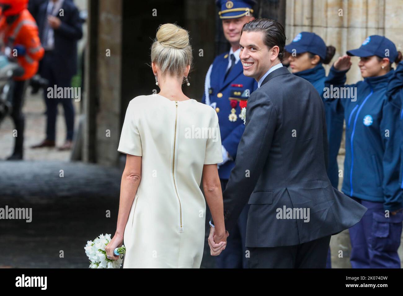 Princess Maria Laura and William Isvy pictured after the official ...