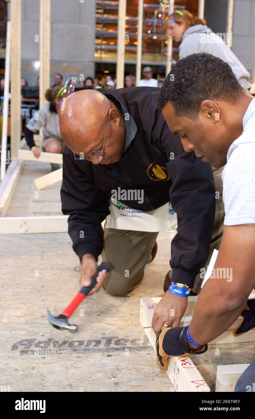 Secretary Alphonso Jackson and aides in New York City, New York for ...