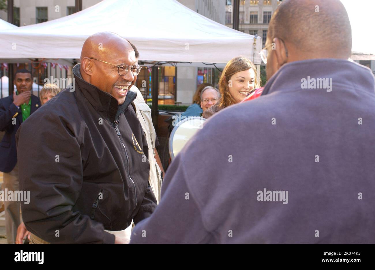 Secretary Alphonso Jackson and aides in New York City, New York for ...