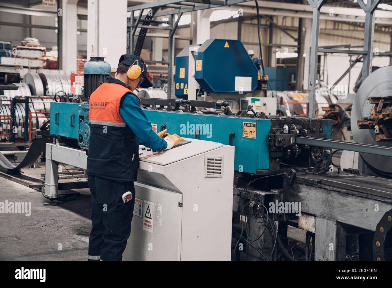 iron rack factory Stock Photo - Alamy