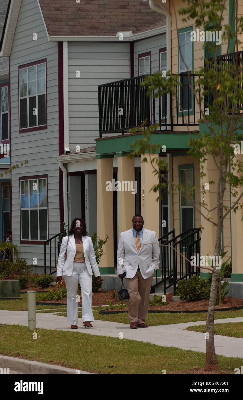 The new Fischer Public Housing in New Orleans, Louisiana, visited by ...