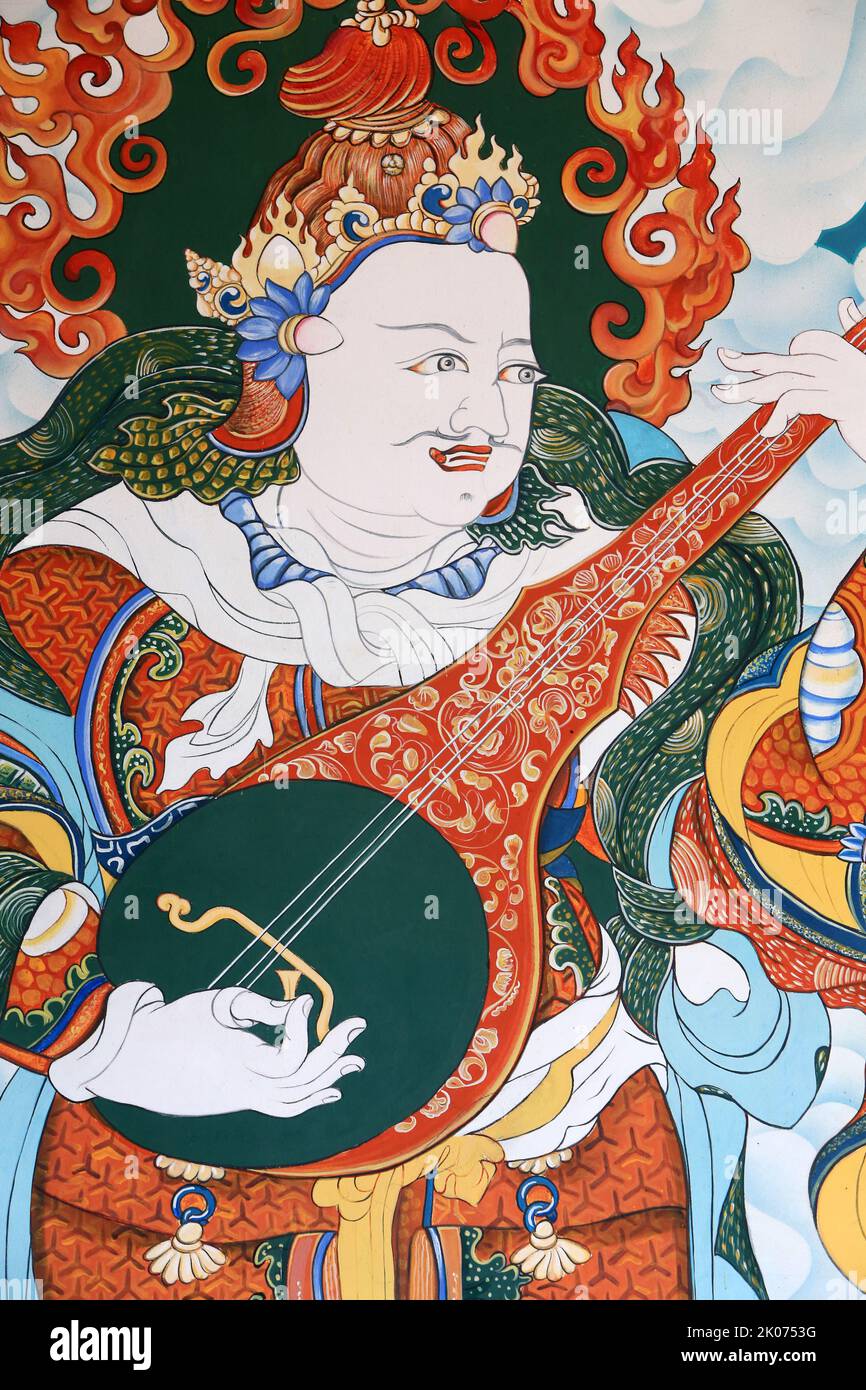 Guardian of the temple. Dashang Kagyu Ling congregation. Temple of the ...