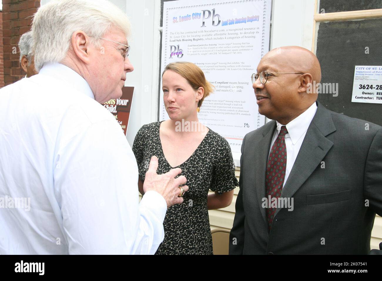 Secretary Alphonso Jackson in St. Louis, Missouri, with former ...