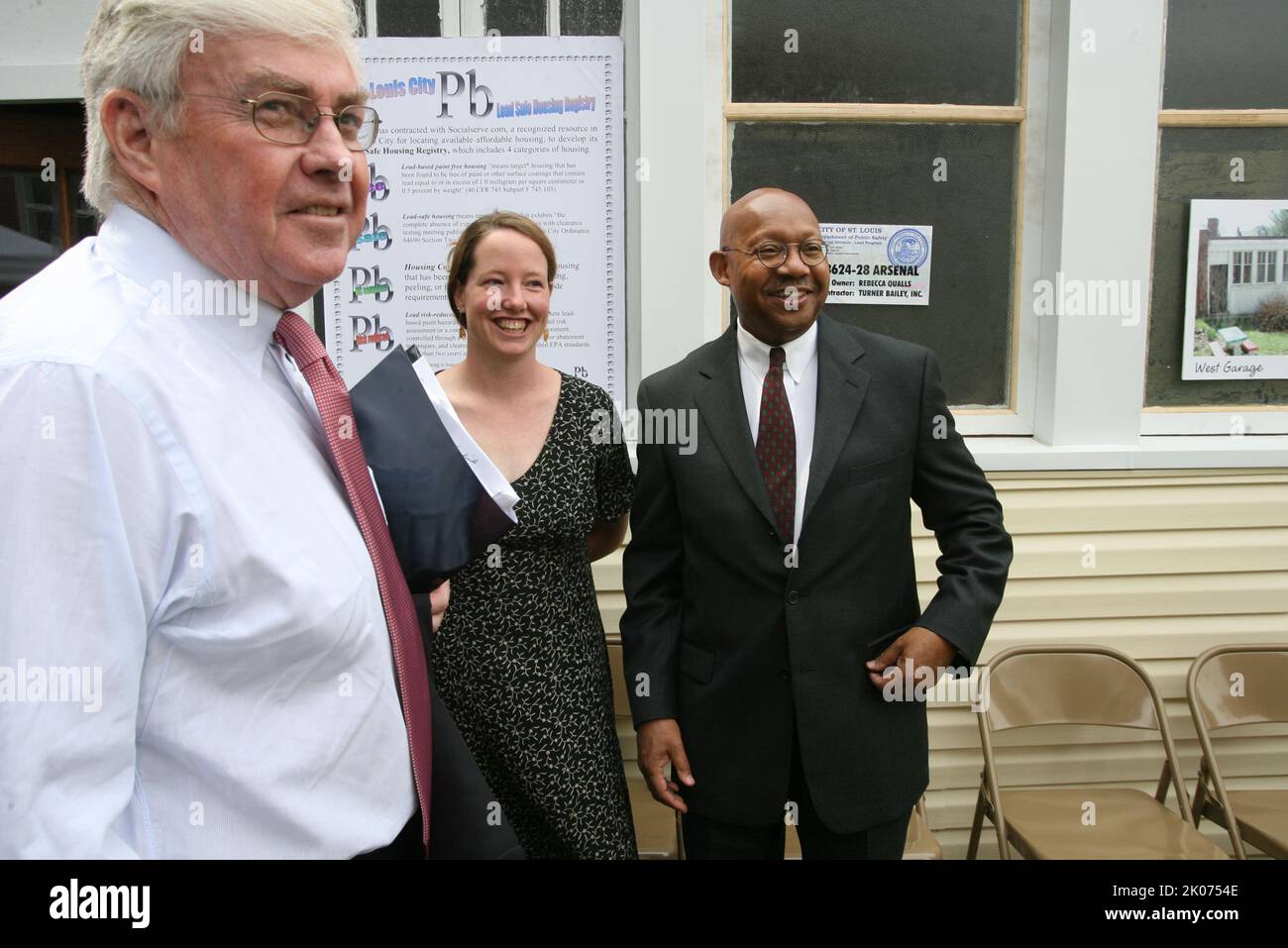 Secretary Alphonso Jackson in St. Louis, Missouri, with former ...
