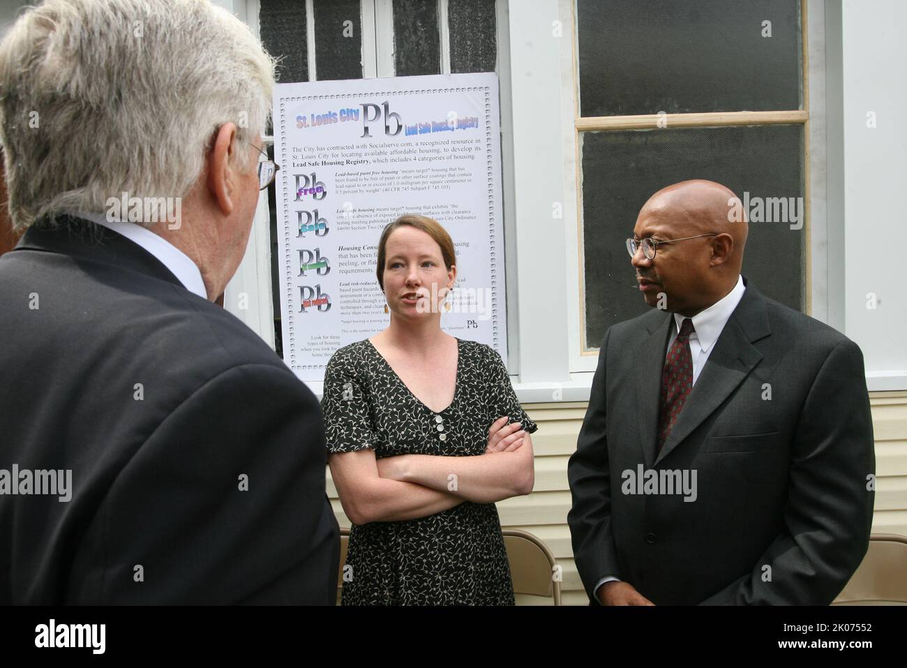 Secretary Alphonso Jackson in St. Louis, Missouri, with former ...
