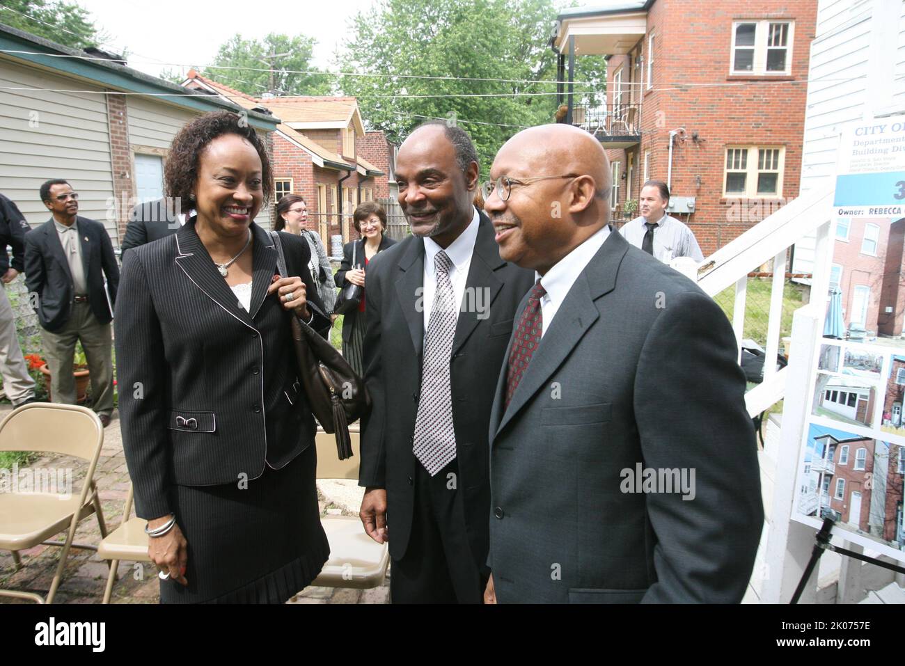 Secretary Alphonso Jackson in St. Louis, Missouri, with former ...