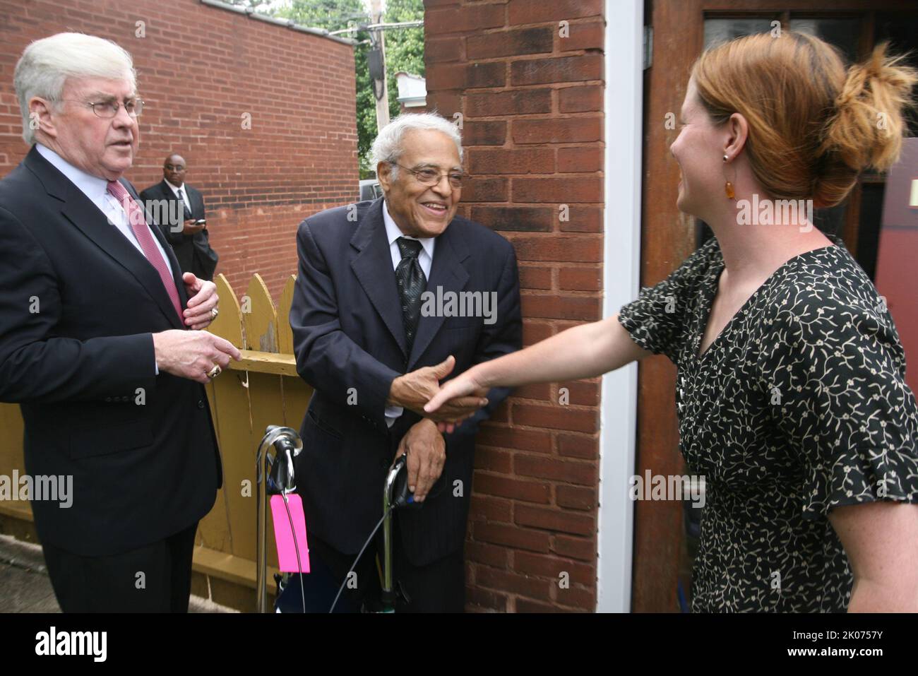 Secretary Alphonso Jackson in St. Louis, Missouri, with former ...