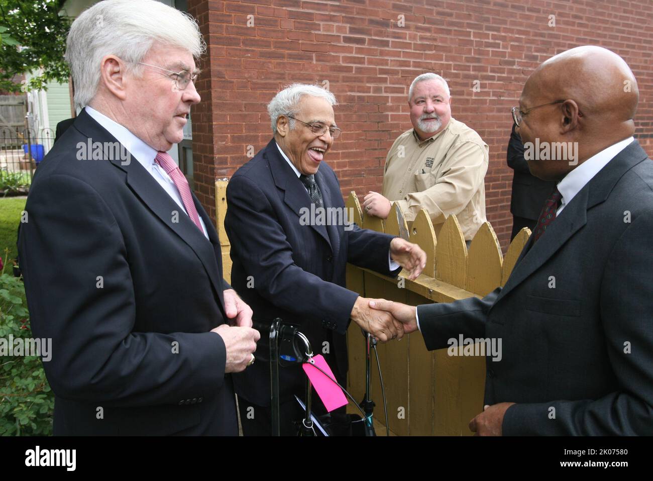 Secretary Alphonso Jackson in St. Louis, Missouri, with former ...
