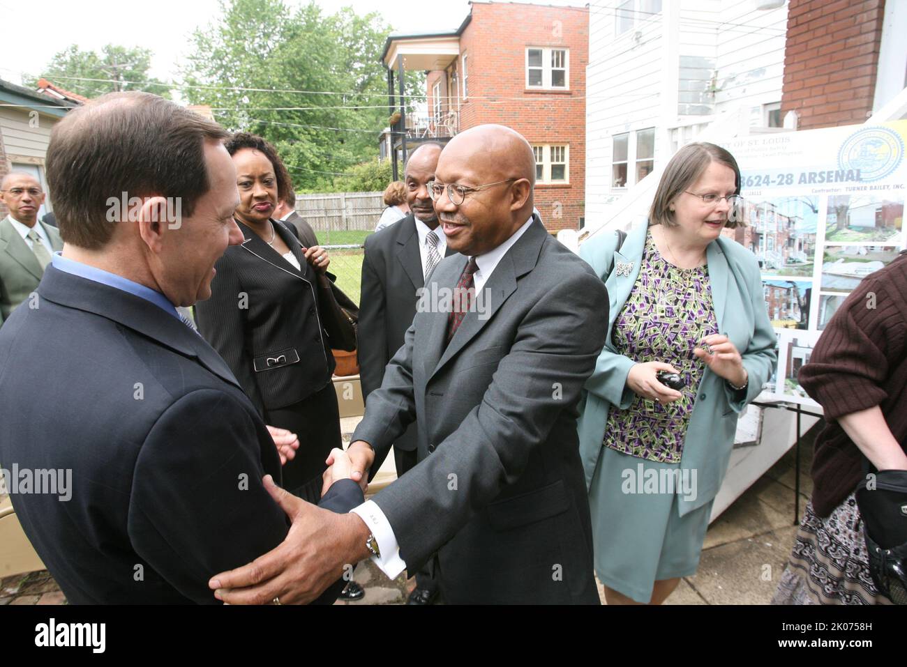 Secretary Alphonso Jackson in St. Louis, Missouri, with former ...