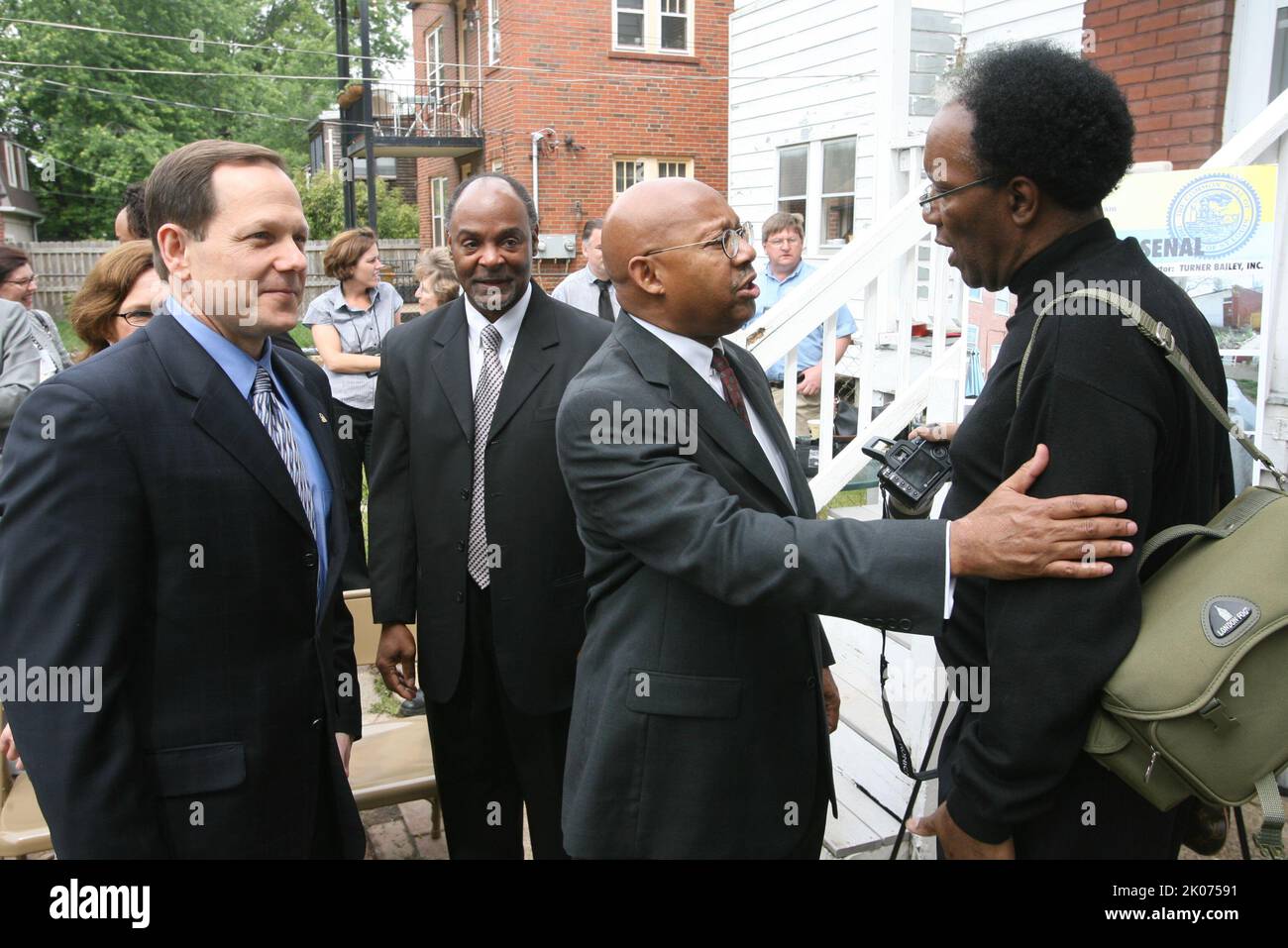 Secretary Alphonso Jackson in St. Louis, Missouri, with former ...