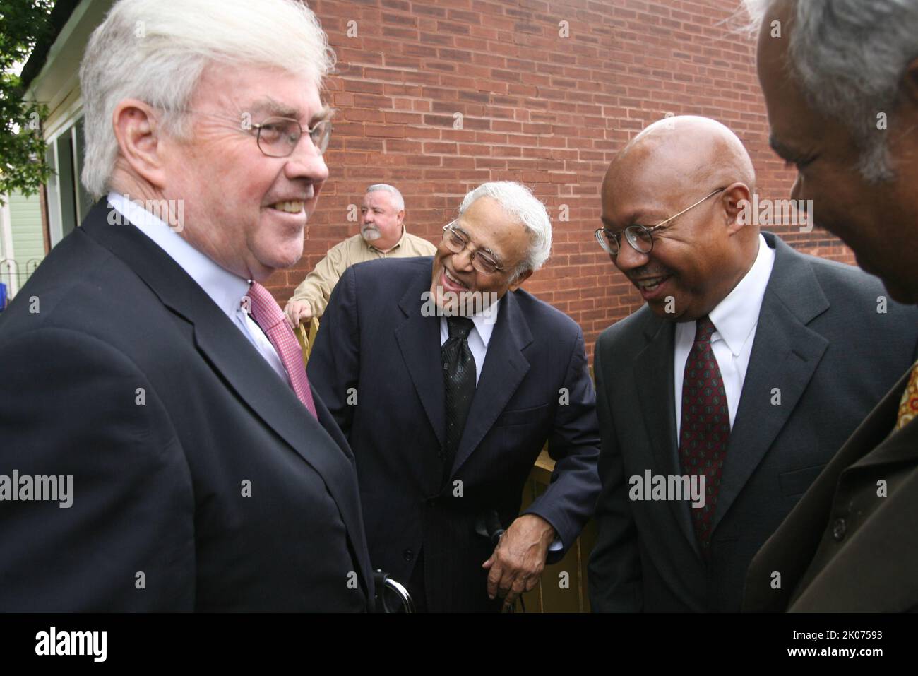 Secretary Alphonso Jackson in St. Louis, Missouri, with former ...