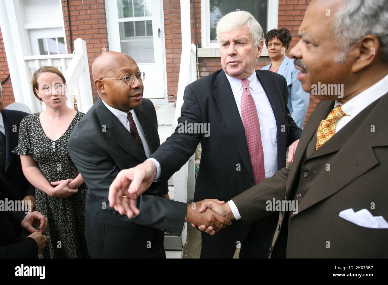Secretary Alphonso Jackson in St. Louis, Missouri, with former ...