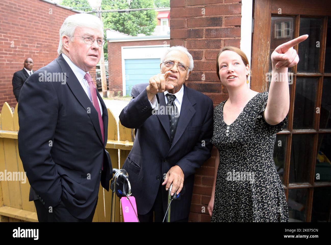 Secretary Alphonso Jackson in St. Louis, Missouri, with former ...