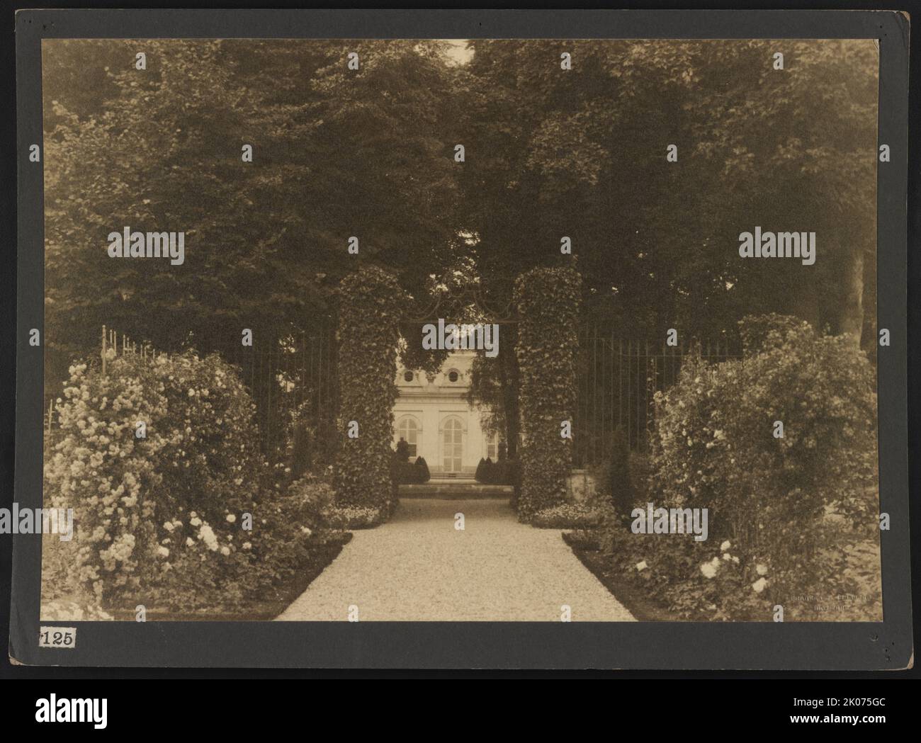 Chateaux [sic] near Paris, Pavilion Colombe, St. Brice, "entrance to ...