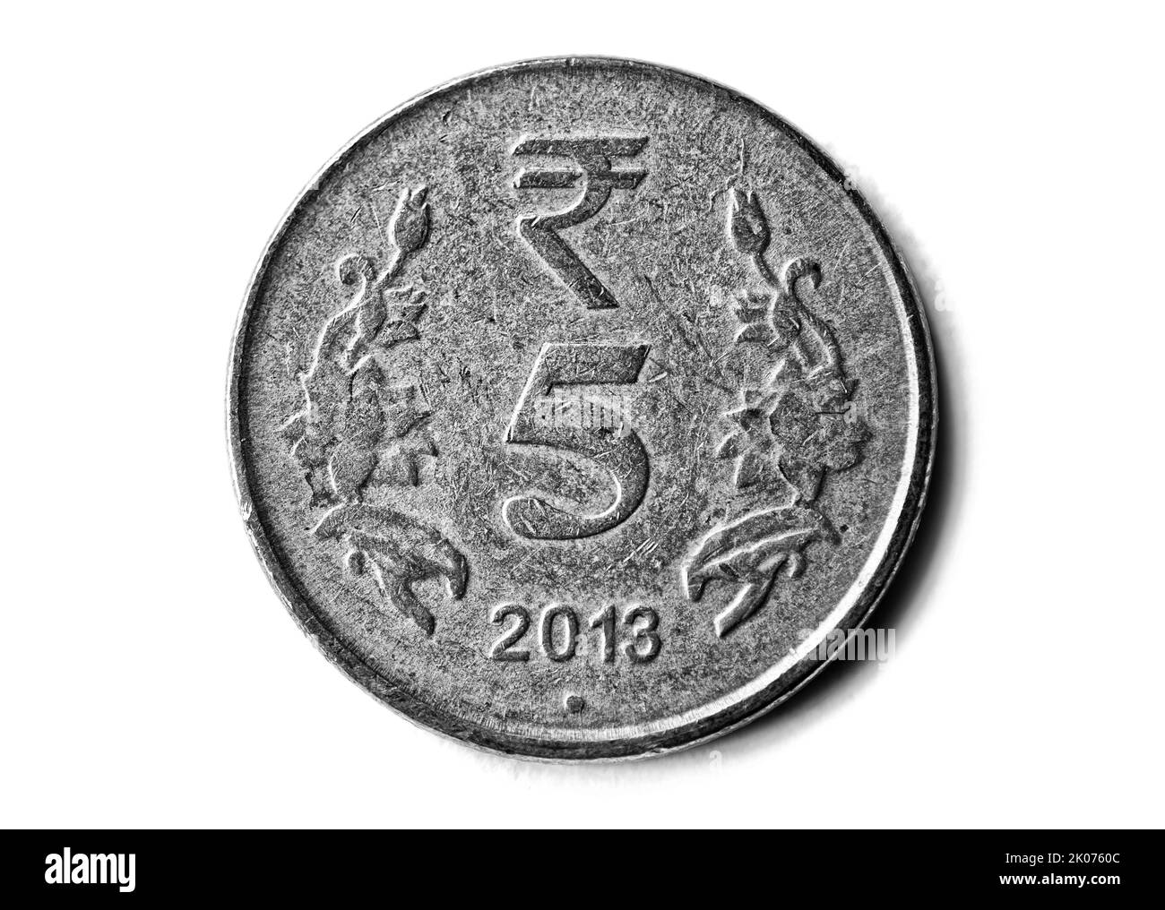 5 rupees coin Cut Out Stock Images & Pictures - Alamy