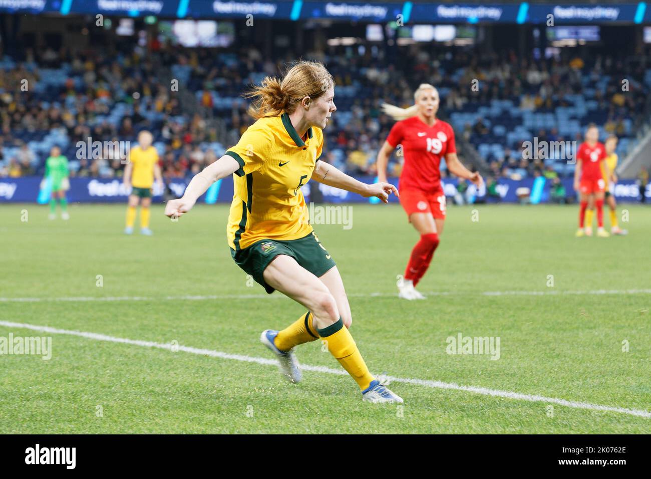 SYDNEY, AUSTRALIA - SEPTEMBER 6: Cortnee Vine of Australia looks on ...