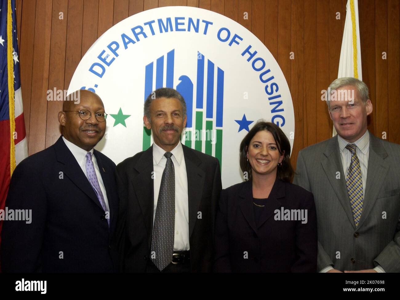Signing ceremony at HUD headquarters, featuring Secretary Alphonso ...