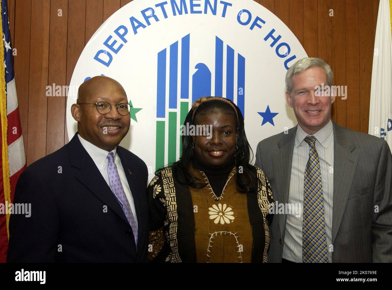 Signing ceremony at HUD headquarters, featuring Secretary Alphonso ...