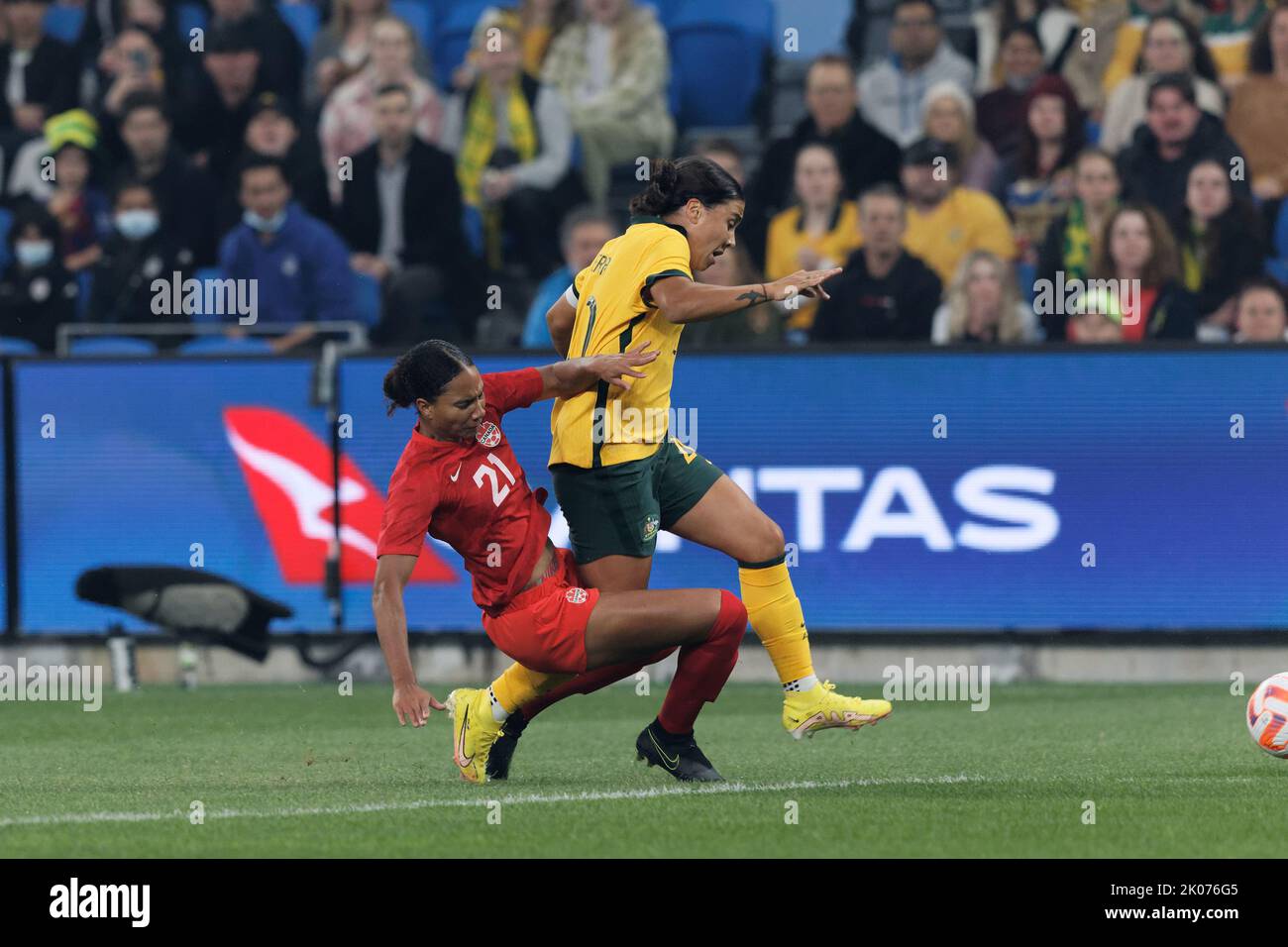 SYDNEY, AUSTRALIA - SEPTEMBER 6: Jade Rose of Canada competes for the ...
