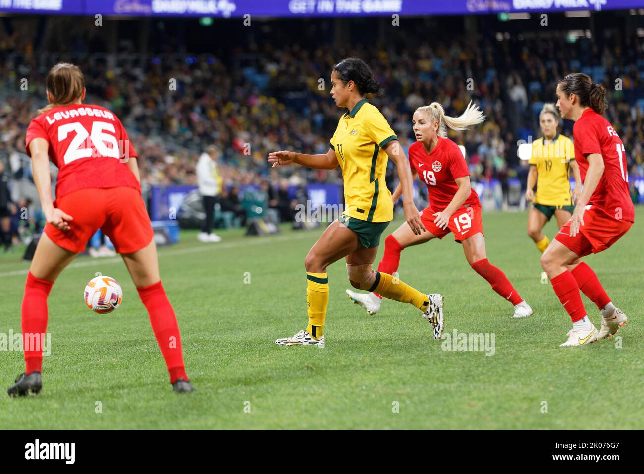 SYDNEY, AUSTRALIA - SEPTEMBER 6: Mary Fowler of Australia competes for ...