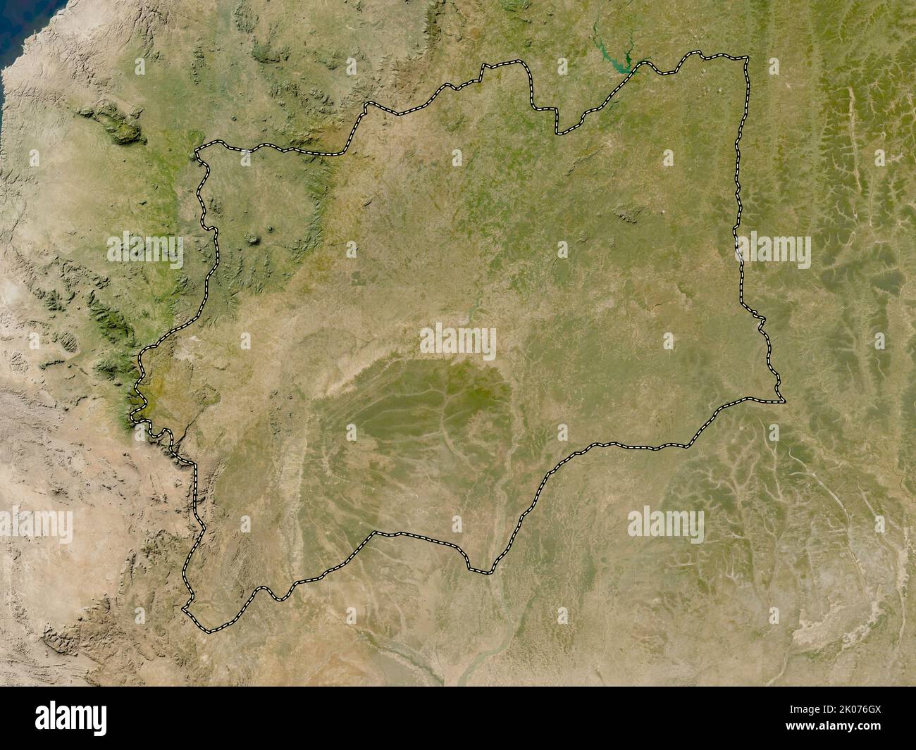 Huila, province of Angola. Low resolution satellite map Stock Photo - Alamy