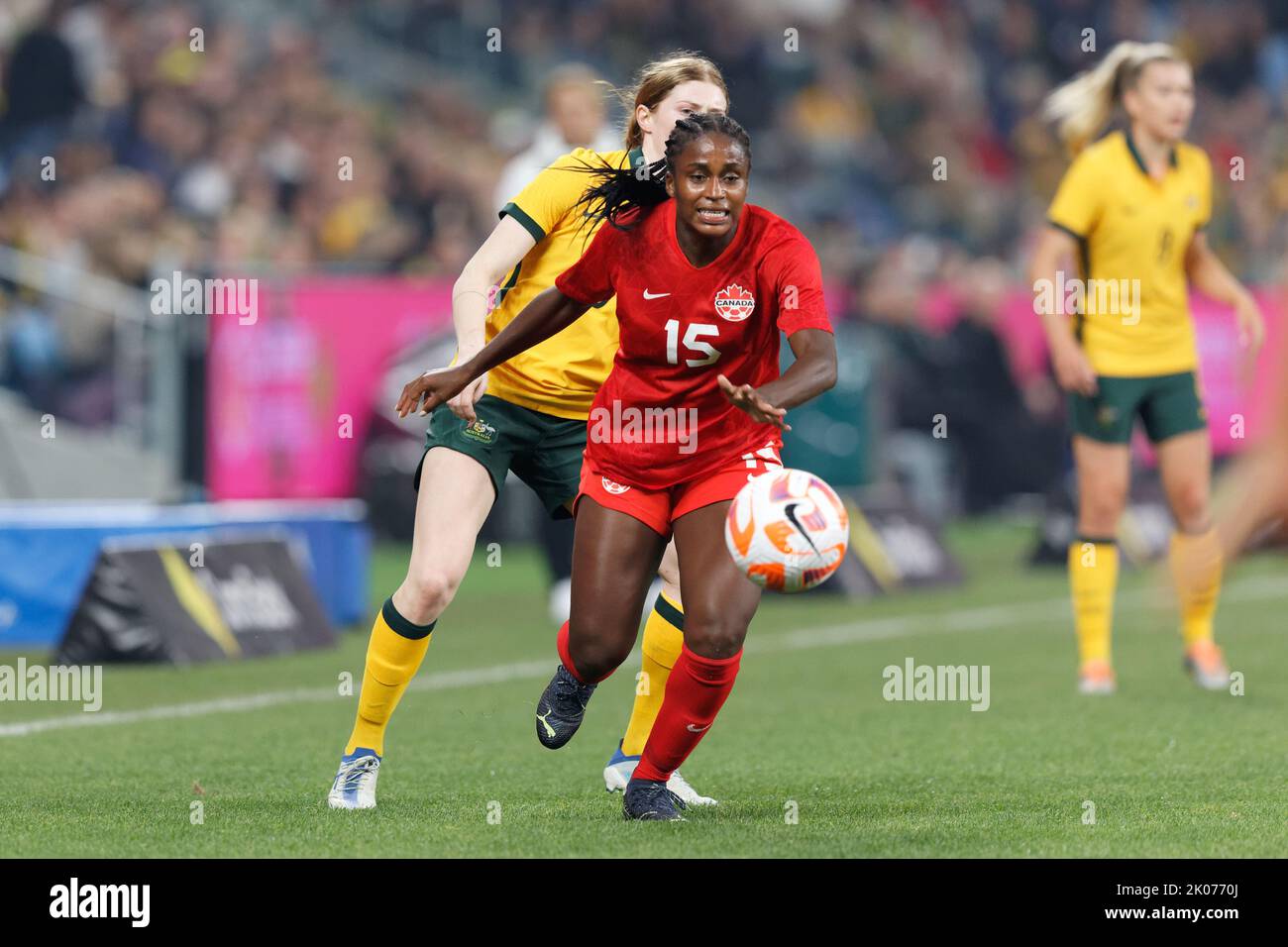 SYDNEY, AUSTRALIA - SEPTEMBER 6: Cortnee Vine of Australia competes for ...