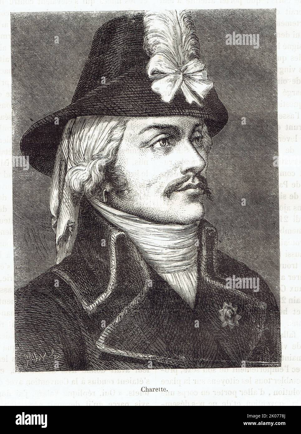 François Athanase Charette de La Contrie, chef de l'Armée catholique et ...