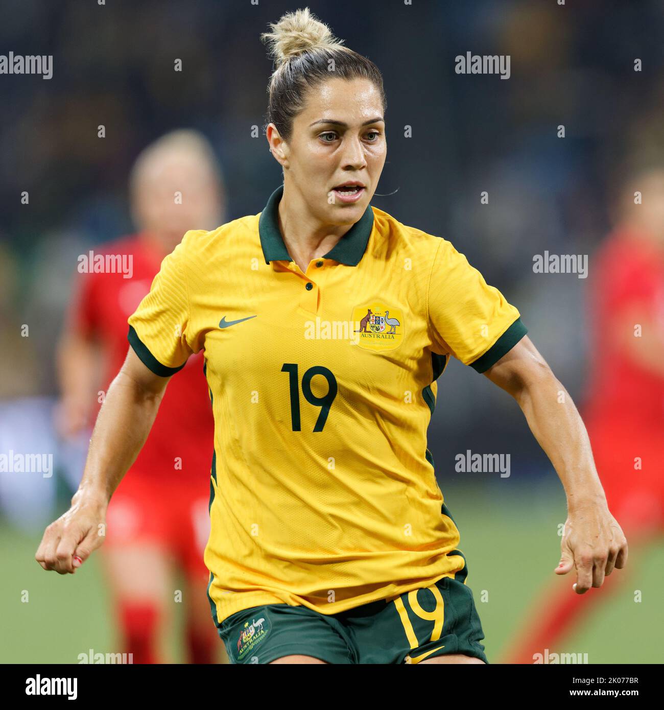 SYDNEY, AUSTRALIA - SEPTEMBER 6: Katrina Gorry of Australia looks on ...