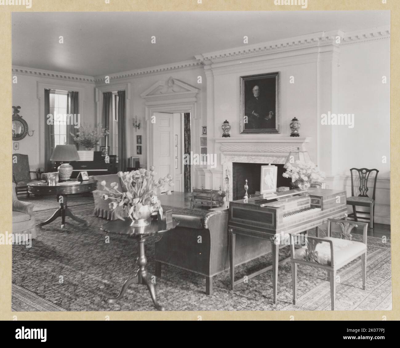 The Rocks, home of Mr. & Mrs. Pierre Gaillard - Living Room w ...