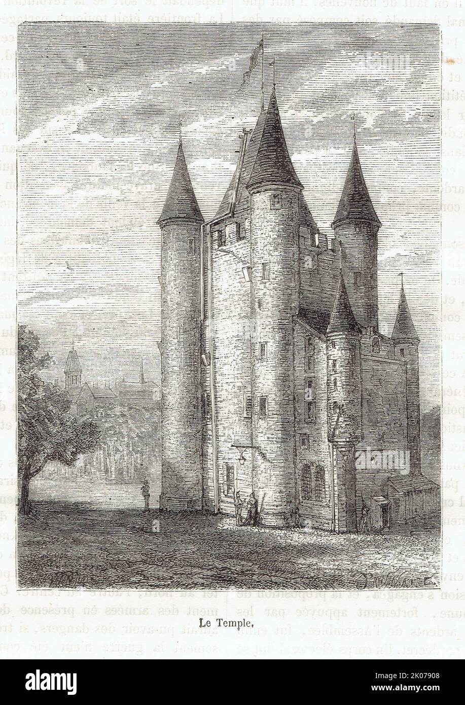 prison du Temple à Paris Stock Photo - Alamy