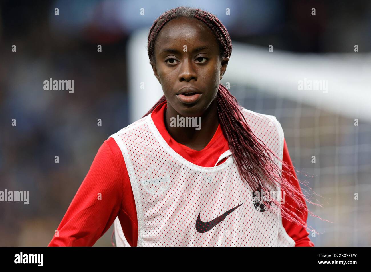 SYDNEY, AUSTRALIA - SEPTEMBER 6: Simi Awujo of Canada practicing before ...