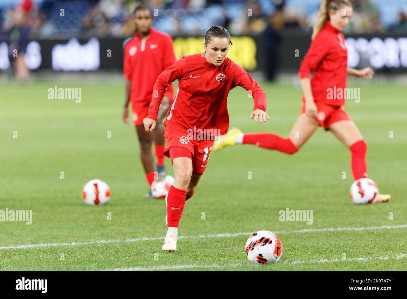 SYDNEY, AUSTRALIA - SEPTEMBER 6: Jessie Fleming of Canada practicing ...