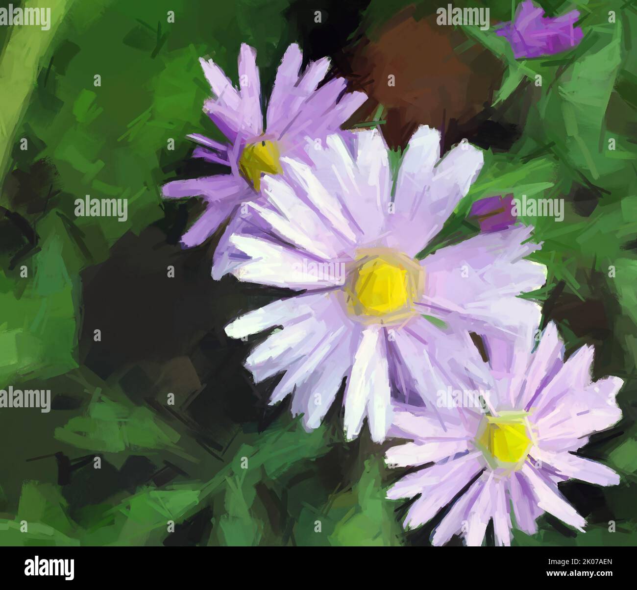 Digital flowers hi-res stock photography and images - Alamy