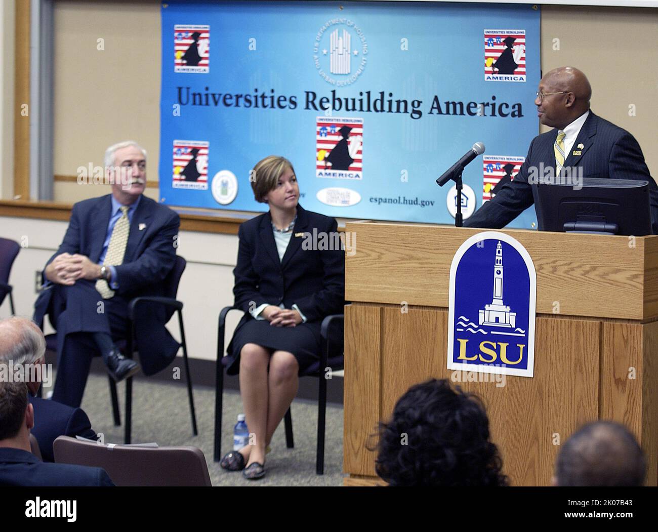 Visit of Secretary Alphonso Jackson to campus of Louisiana State ...
