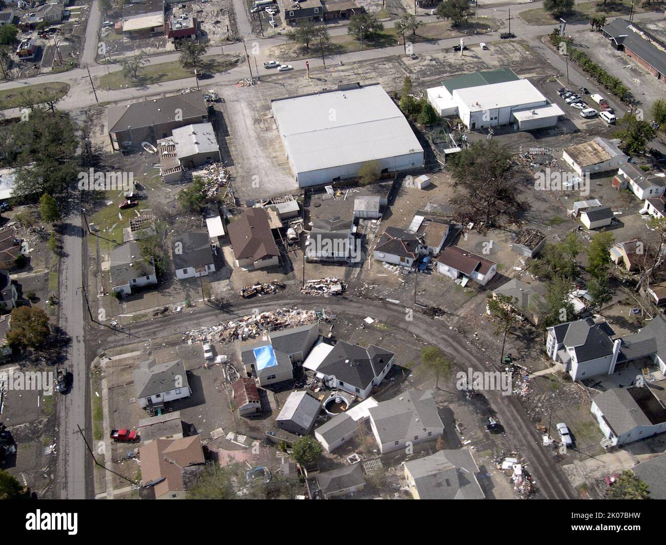 New Orleans, Louisiana: Hurricane Katrina damage, surveyed by HUD ...