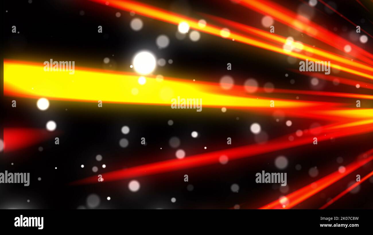 Many abstract small violet particles in space, computer generated abstract background, 3D ...