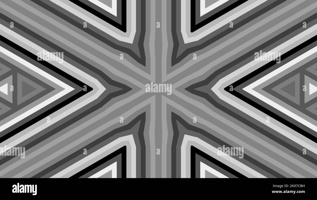 Symmetrical kaleidoscope, fractal 3d rendering backdrop, computer generating background Stock ...