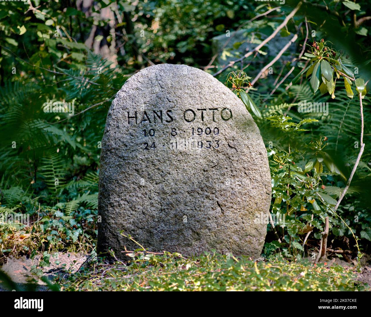 Grave of honour of the actor Hans Otto, murdered by the National ...
