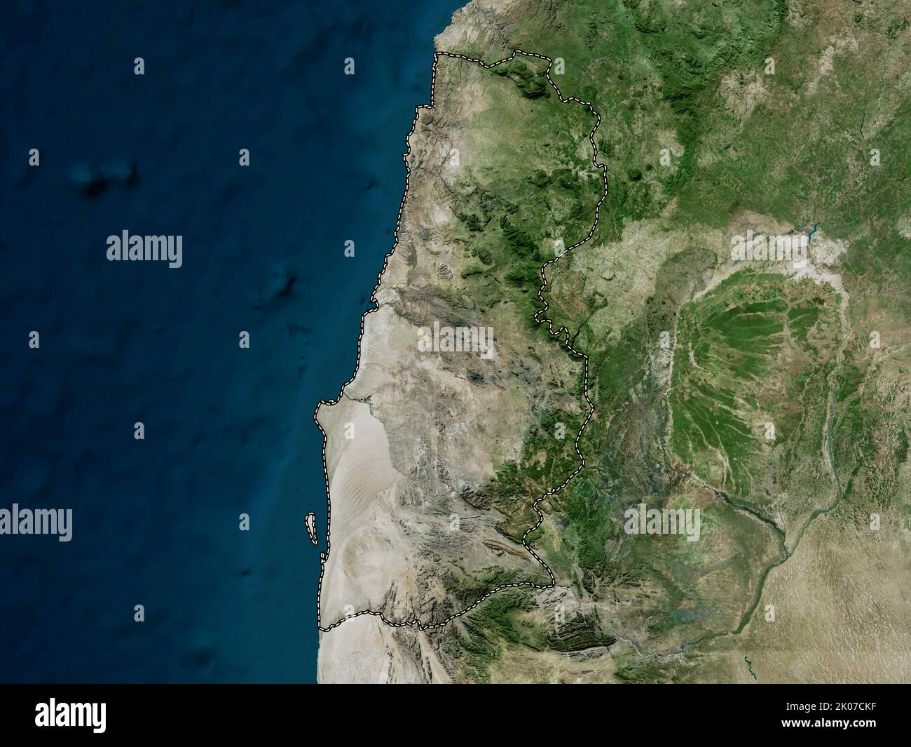 Namibe outline map hi-res stock photography and images - Alamy