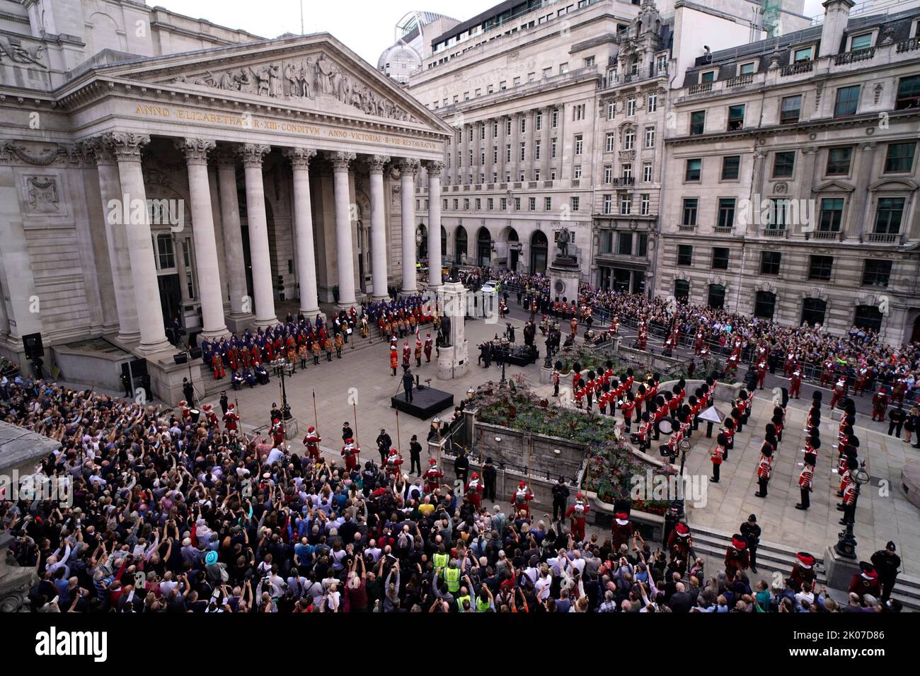 The Proclamation of Accession of King Charles III at the Royal Exchange ...