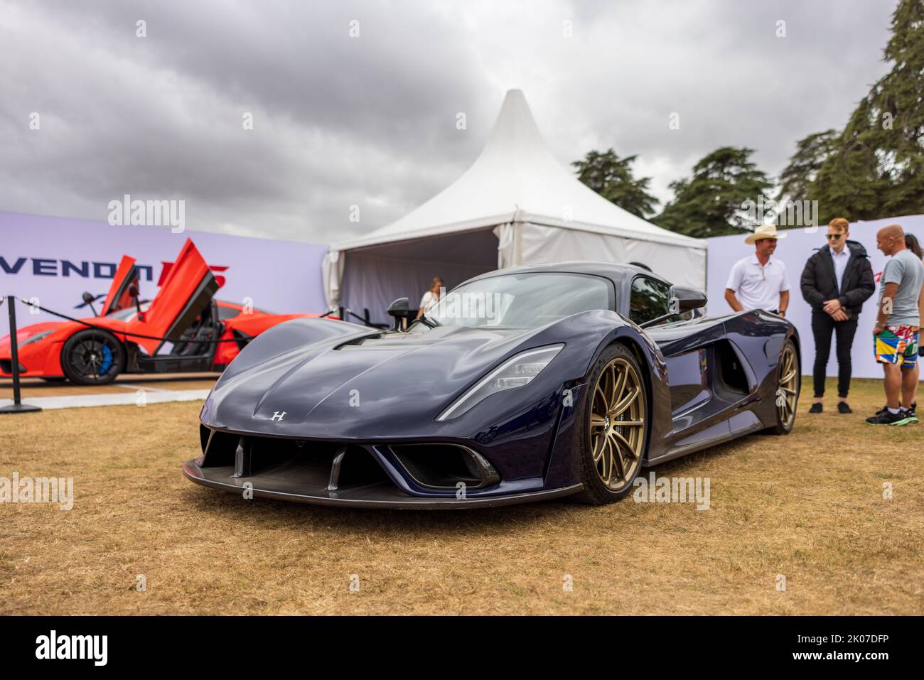 Hennessey Venom F5 coupe on display at the Salon Privé Concours d ...