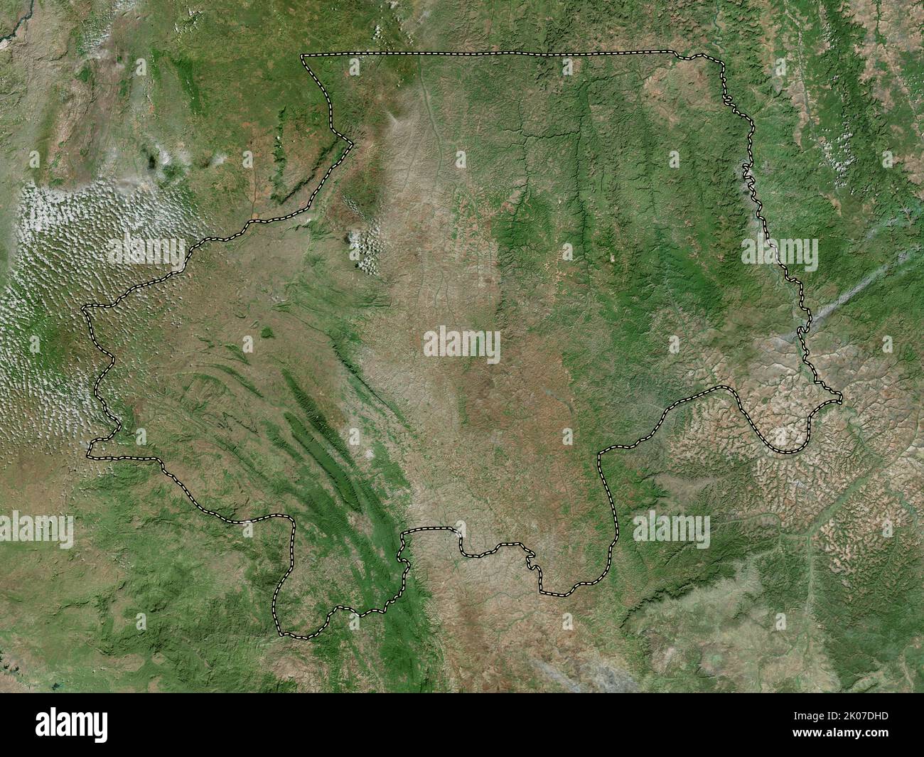 Uige, province of Angola. High resolution satellite map Stock Photo - Alamy