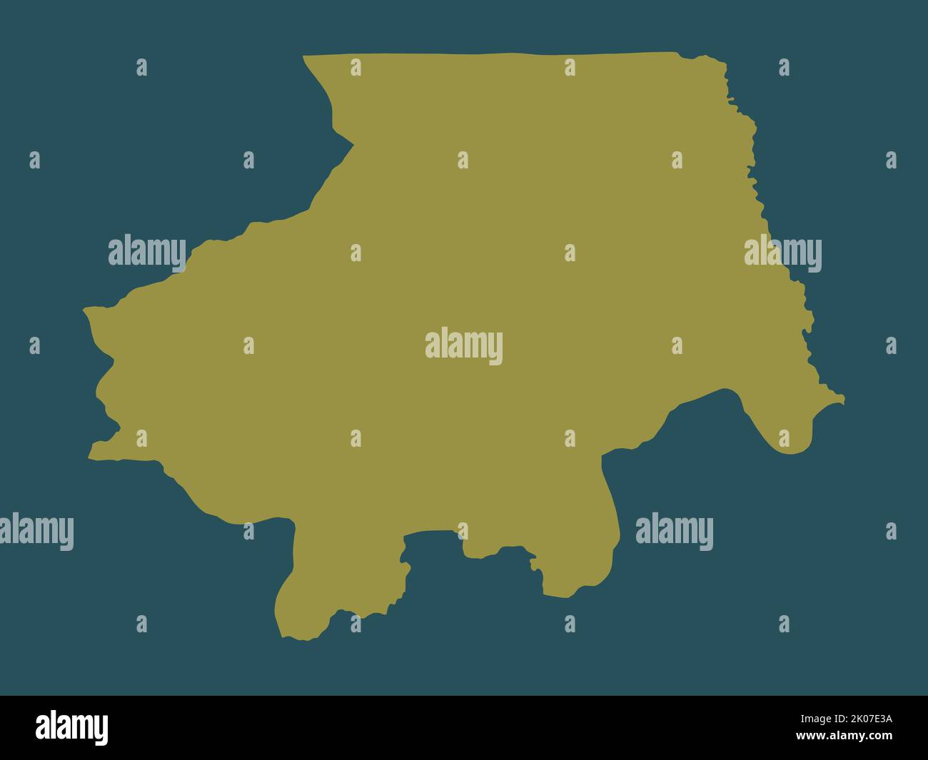 Uige, province of Angola. Solid color shape Stock Photo - Alamy