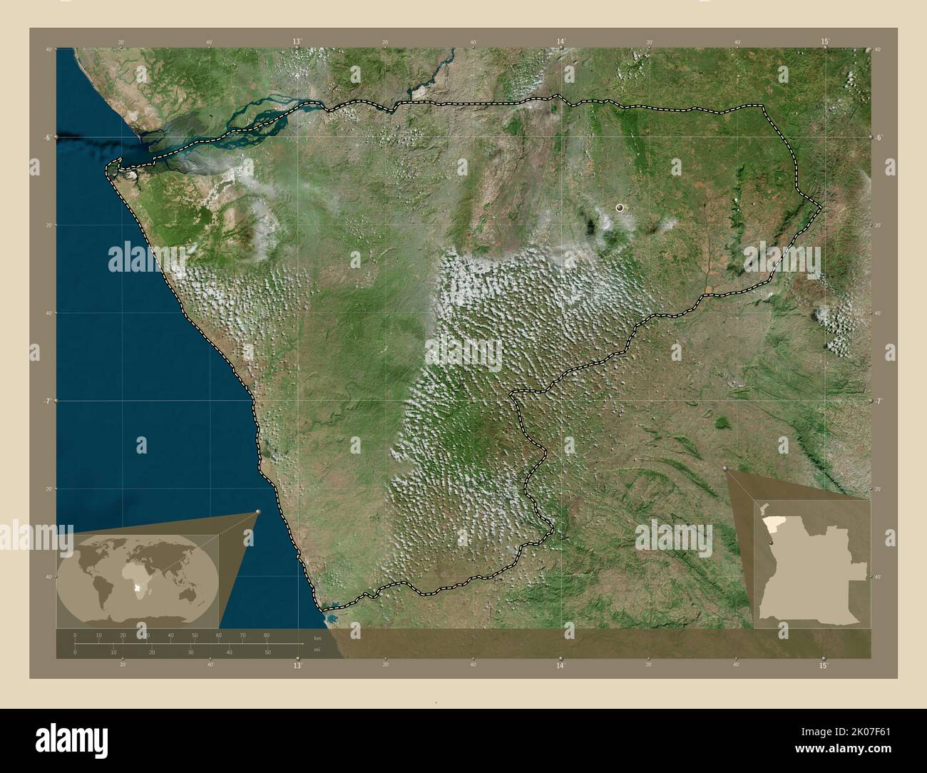 Zaire province angola satellite hi-res stock photography and images - Alamy