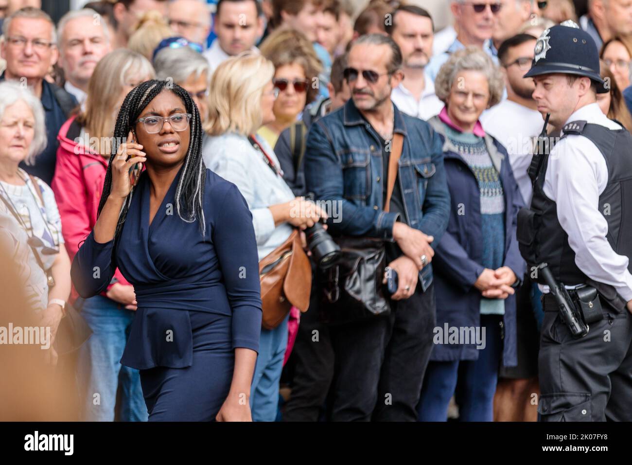 St James's Palace, London, UK. 10th September 2022. Kemi Badenoch MP ...
